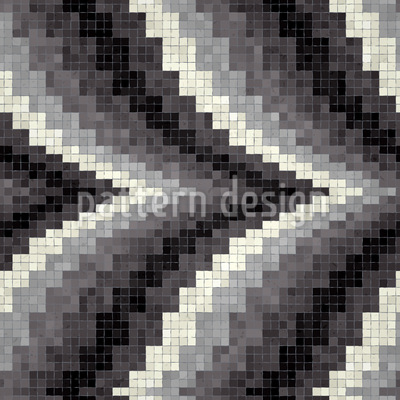 Organic mosaic tiles Seamless Vector Pattern Design